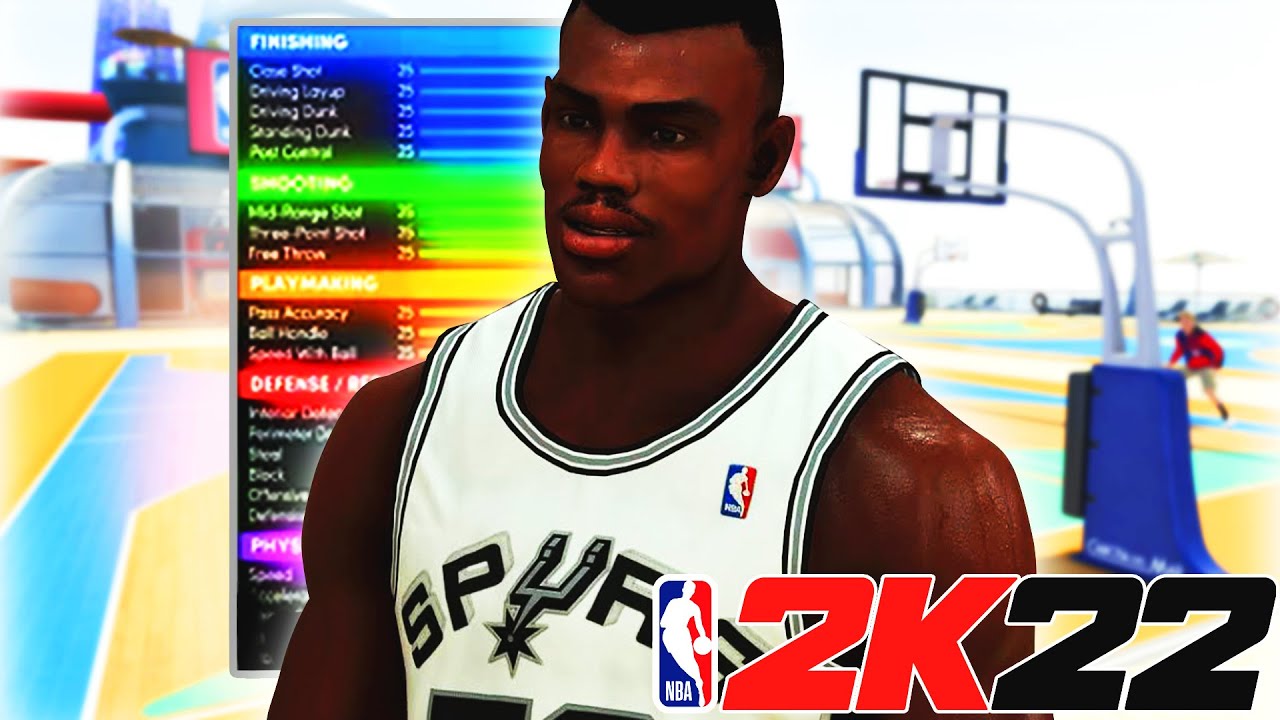 NBA 2K22 *RARE* DAVID ROBINSON BUILD | OVERPOWERED 2-WAY POST-SCORING C ...