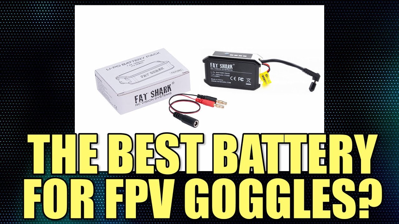 Fat Shark FPV Goggle Battery with USB Charging & LED Power Indicator ...