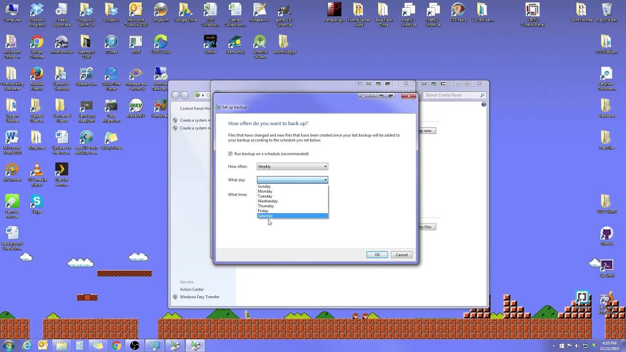 How to Set Up Automatic Backups on Windows 7 - YouTube