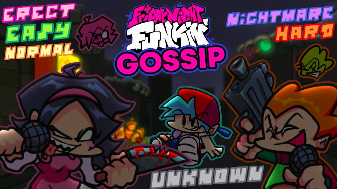 FNF GOSSIP WEEKEND MIX NENE VS PICO - YouTube