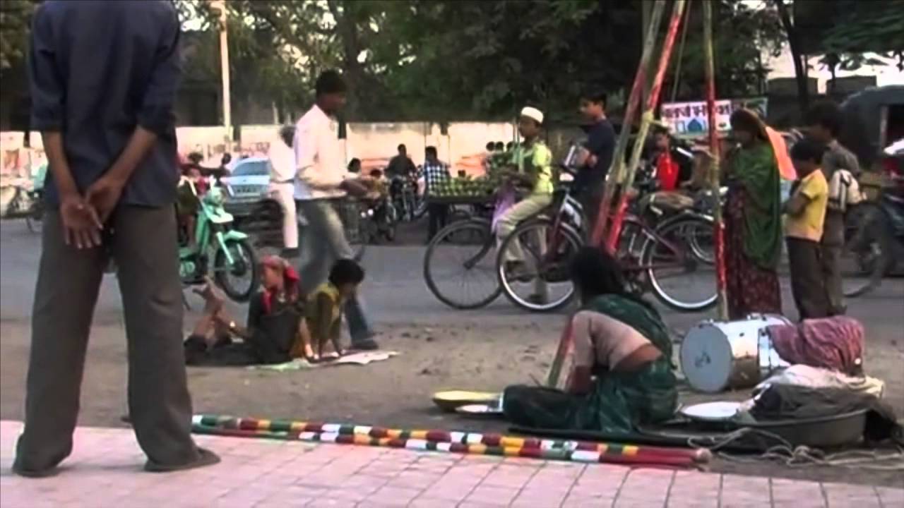 Youth street circus traveling through India - YouTube