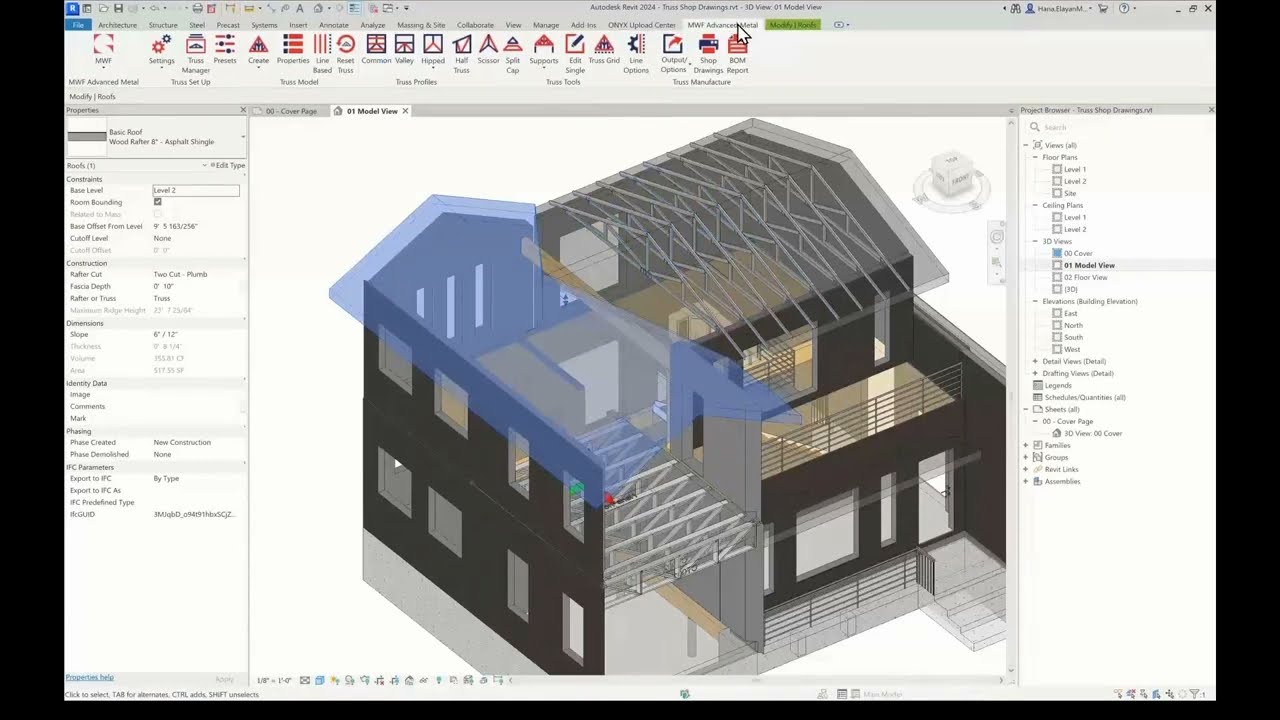 How to Create Truss Shop Drawings | Revit Framing Software - YouTube