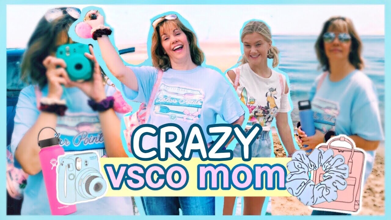TURNING MY CRAZY MOM INTO A VSCO GIRL - YouTube