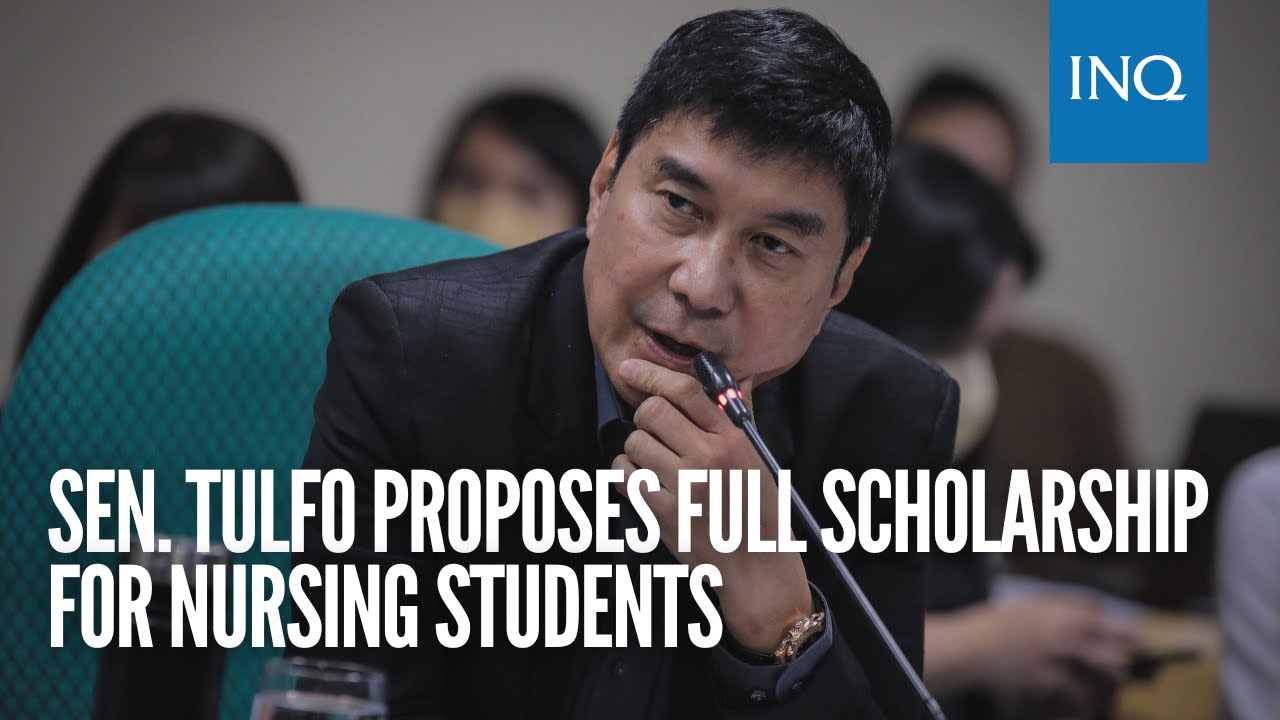 Sen. Raffy Tulfo proposes full scholarship for nursing students - YouTube