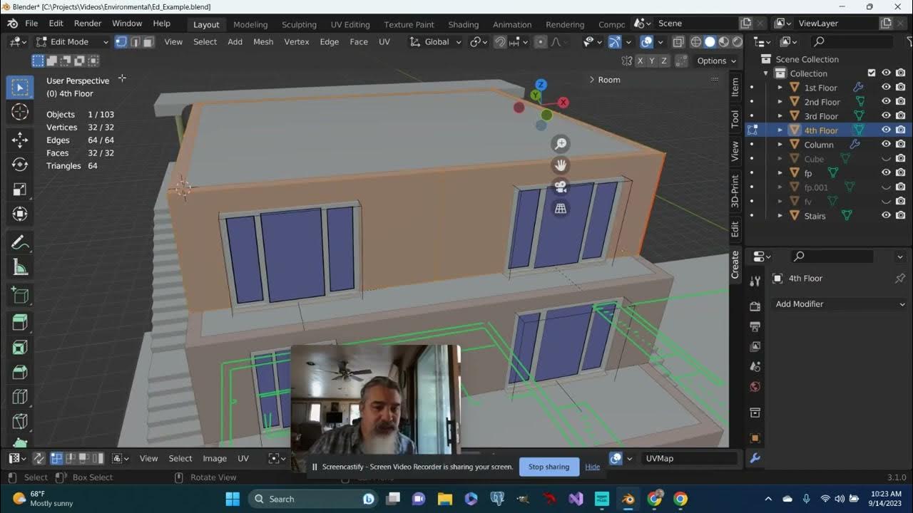 Adding a Roof with Blender Archimesh - YouTube