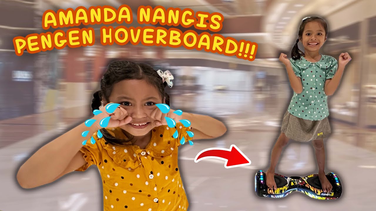 ALUNA DAN AMANDA BERANTEM REBUTAN HOVERBOARD!! SEDIH BANGET SAMPAI ...