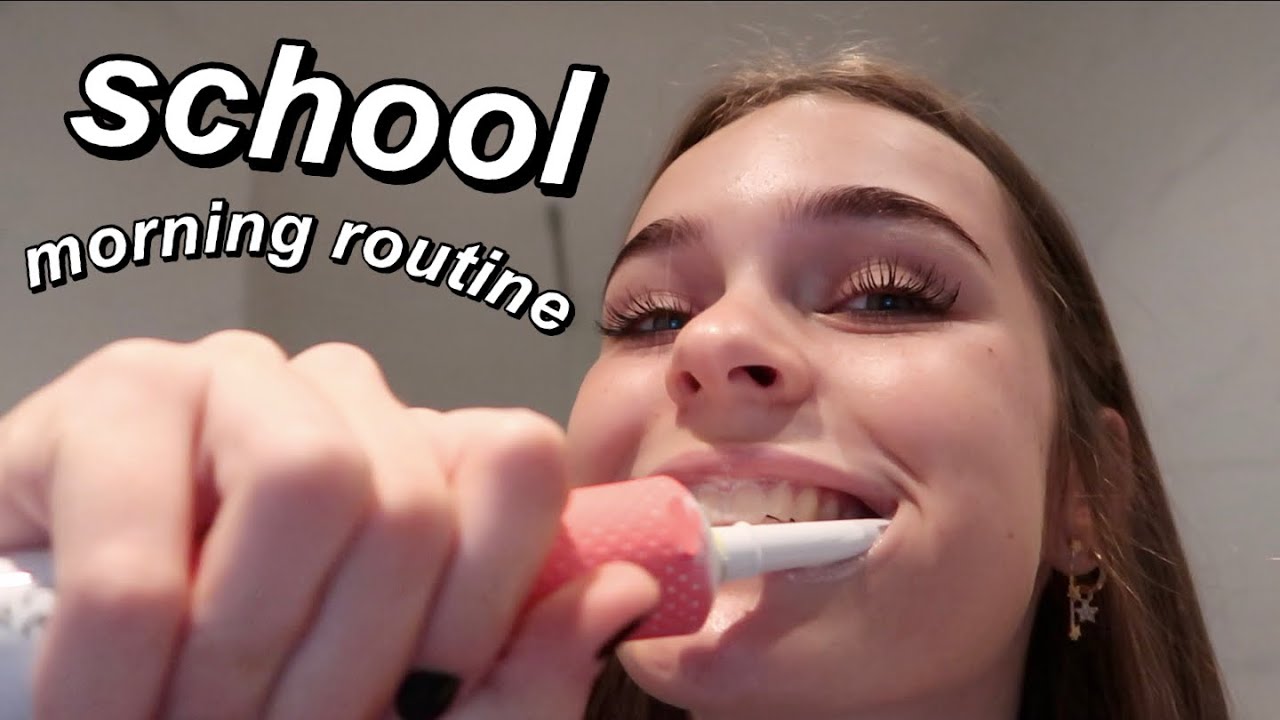 my REAL sixth form school morning routine - YouTube