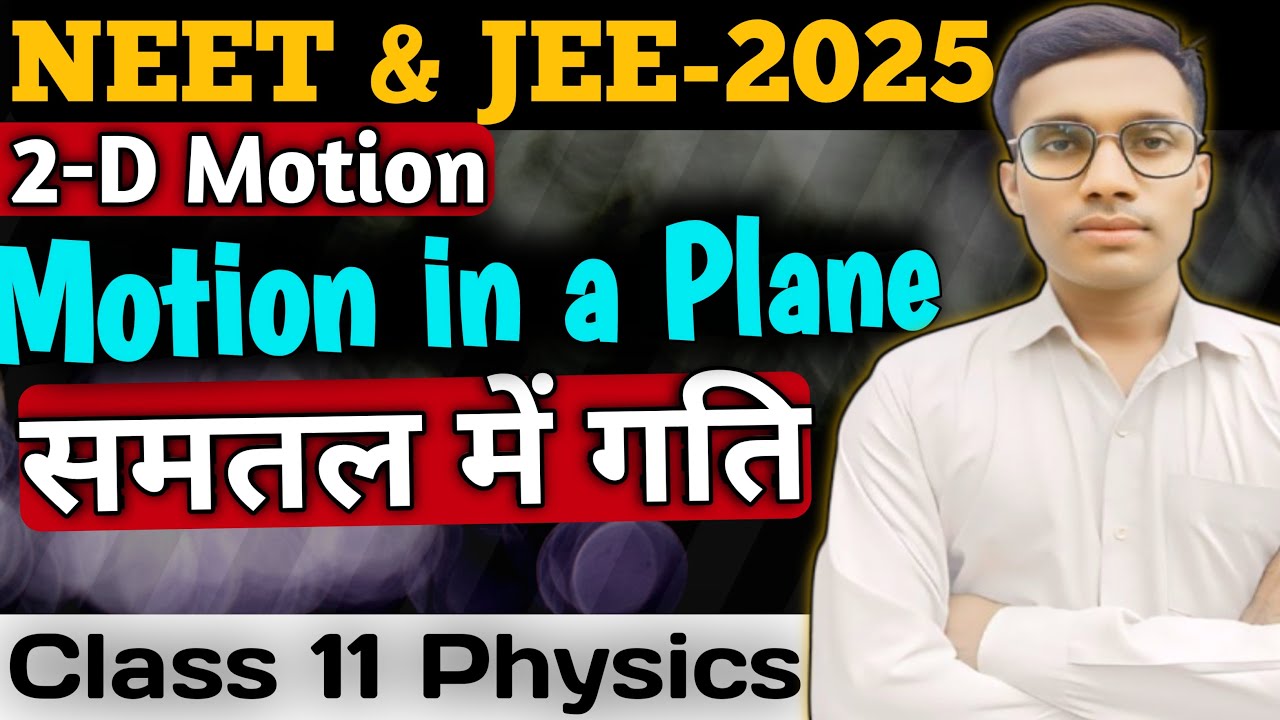 Motion in a Plane Class 11 Physics Chapter - 3 | Two Dimension Motion| NEET & JEE-2025 by Gyan ...