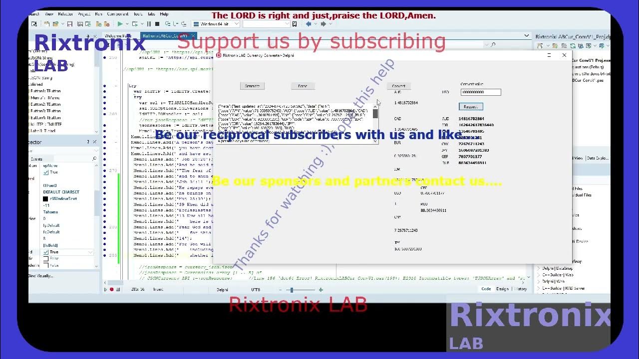 JSON IdHttp Delphi K66 - YouTube