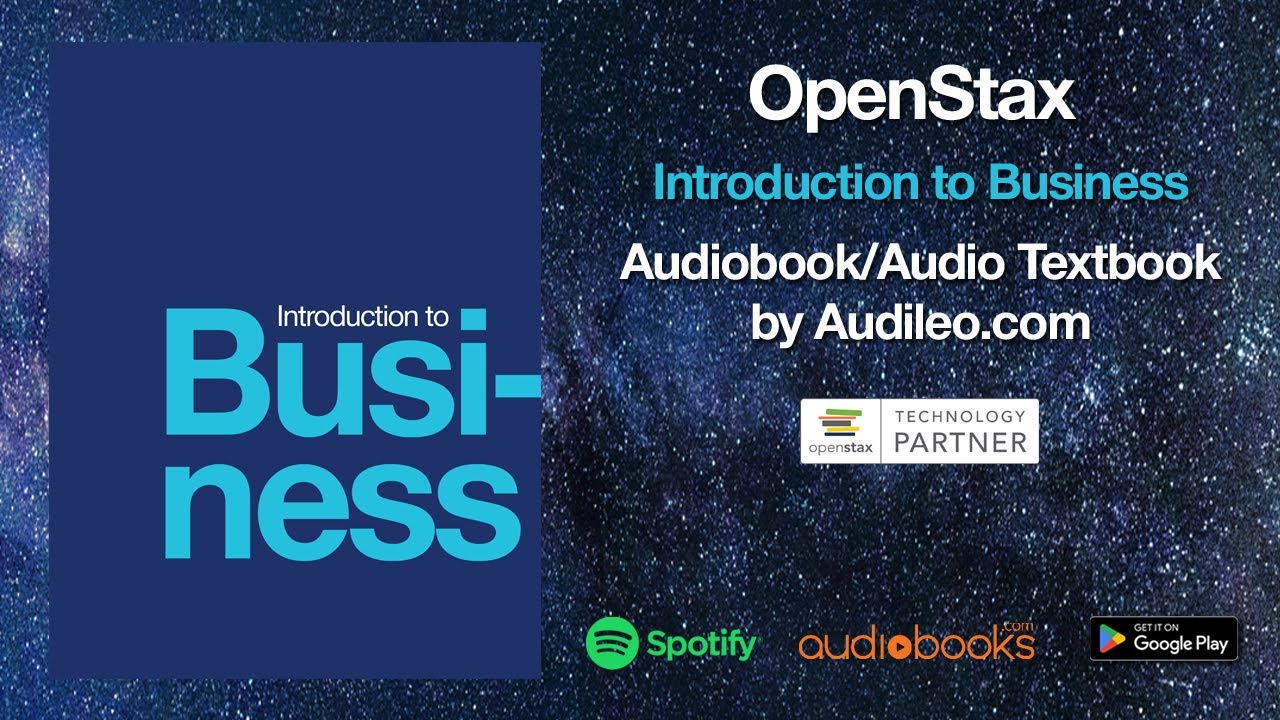 OpenStax Introduction to Business Audiobook/Audio Textbook by Audileo ...