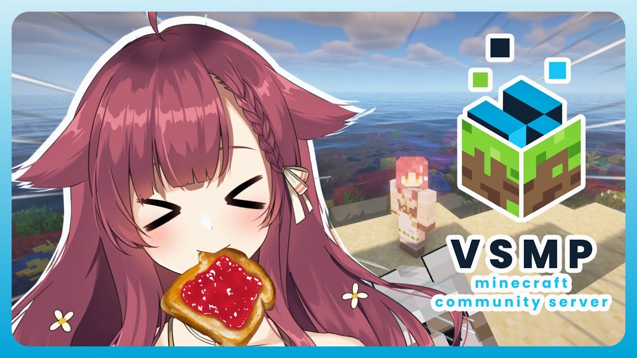 Minecraft #VSMP 】RUNNING INTO THE VSMP AT FULL SPEED! First time, let's ...