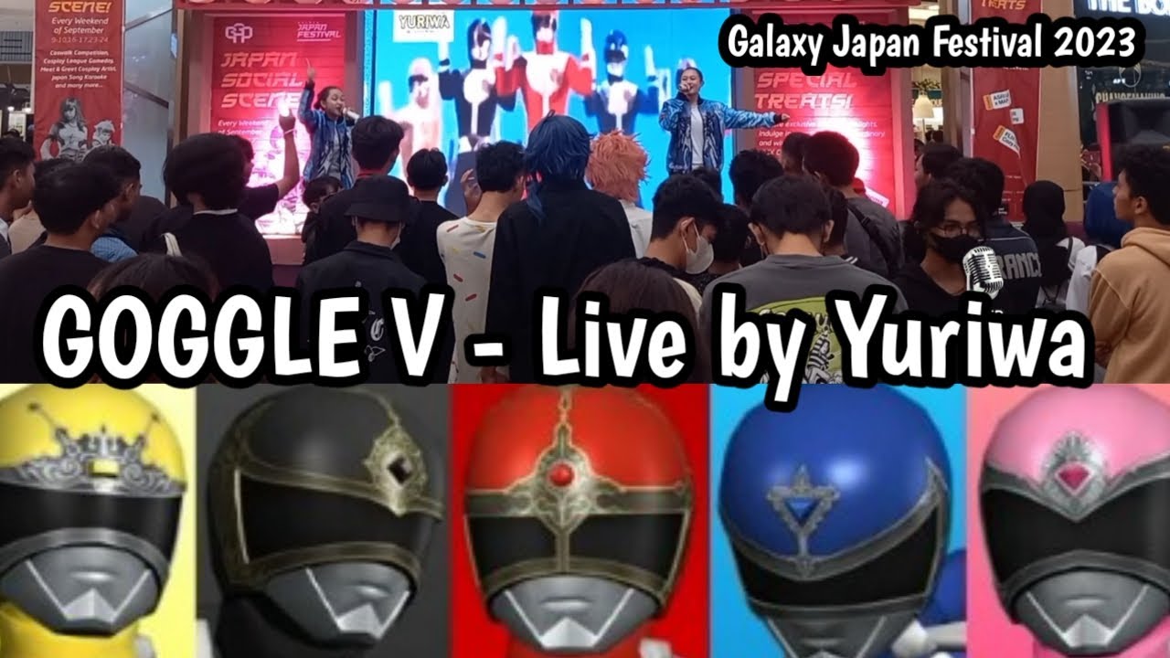 GOGGLE V - Dai Sentai Goggle V Live Perform by Yuriwa - YouTube