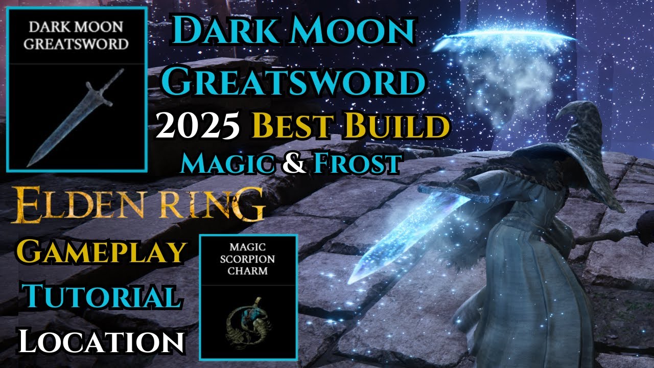 Dark Moon Greatsword Best Build 2025 Elden Ring Tutorial and Location ...
