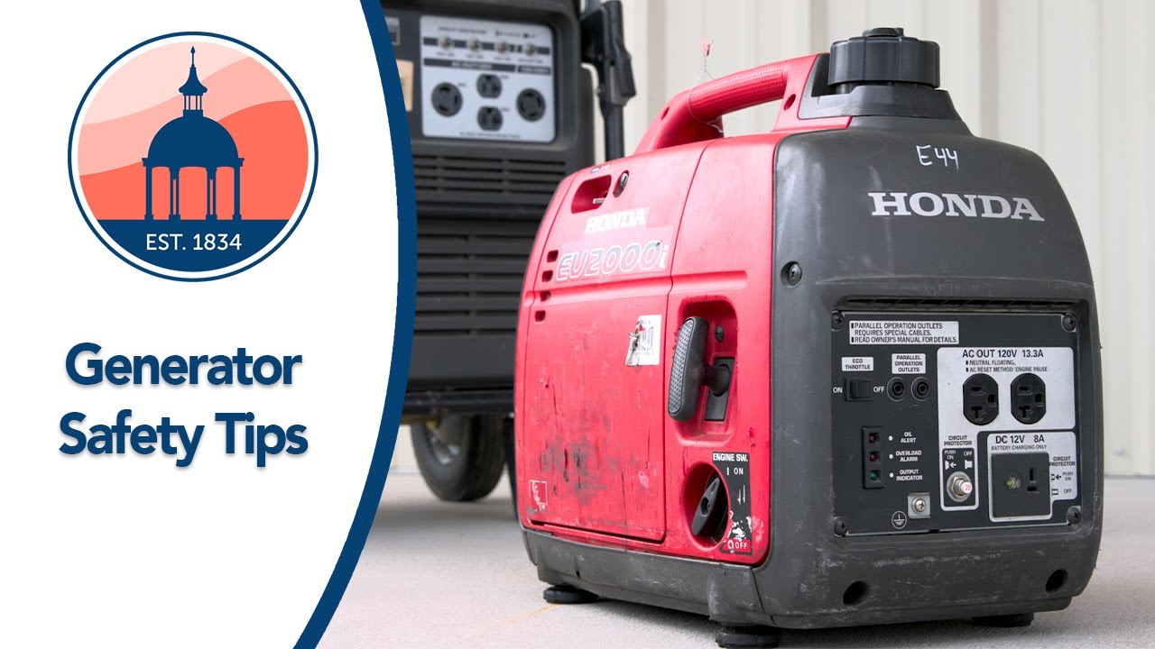 Generator Safety Tips - YouTube