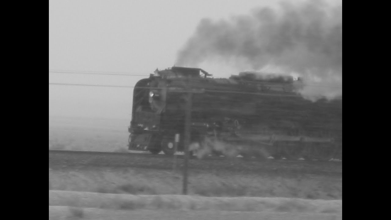 UP # 844 STEAM ONLY Highball 70mph. Hwy. 95 from lovelock Part 1 - YouTube