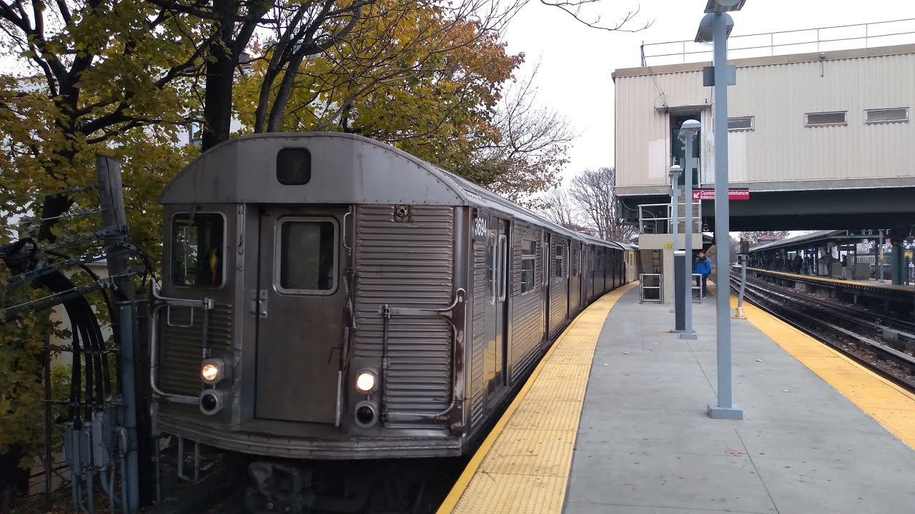 New York City Subway: The R32/R30 Rail Adhesion Train on the Q Line ...