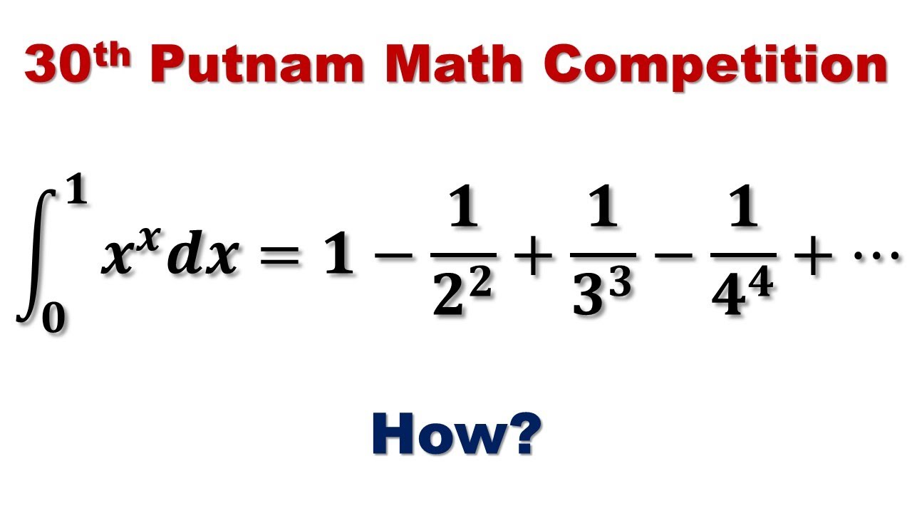 Putnam Math Competition | Integral | Calculus |Taylor Series | Gamma ...