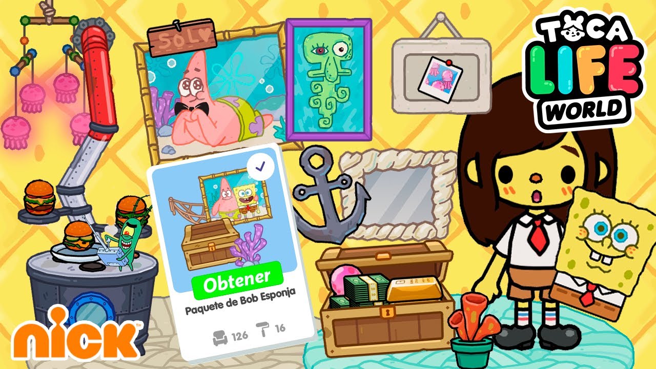 NUEVA ACTUALIZACIÓN 1.67 de BOB ESPONJA en Toca Life World | Sol Games ...