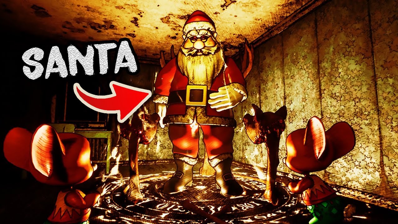 THIS IS A SANTA CLAUS HORROR GAME - Jolly Night - YouTube