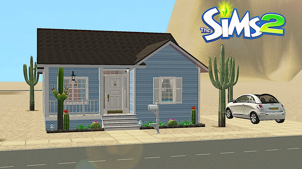 🏡Blue House🏡| The Sims 2 | Speed Build - YouTube
