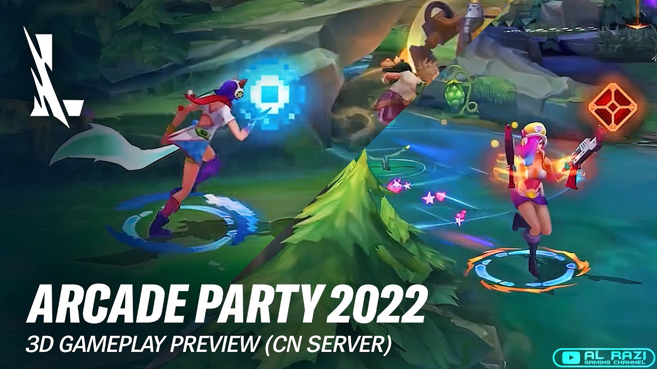 Arcade Ahri & Arcade Miss Fortune [CN Server] | 3D Gameplay Preview ...