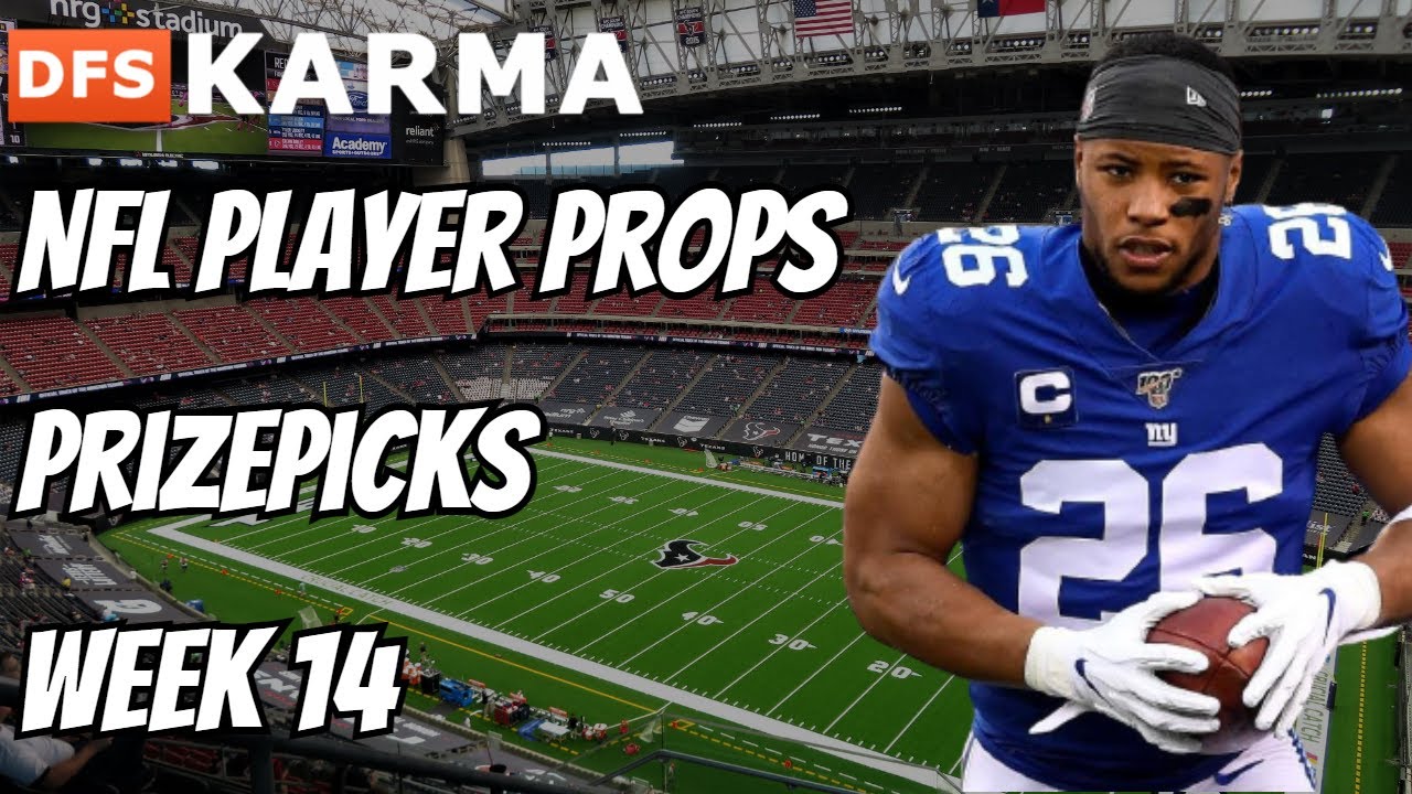 Nfl Dfs Player Prop Predictions Prizepicks Week 14 Youtube