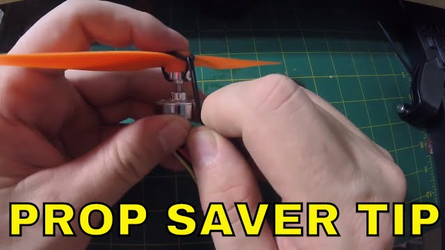 RC Plane Prop Saver Tip - YouTube