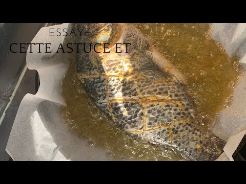 Astuce pour bien frire le POISSON avec une poêle collante,tilapia frit