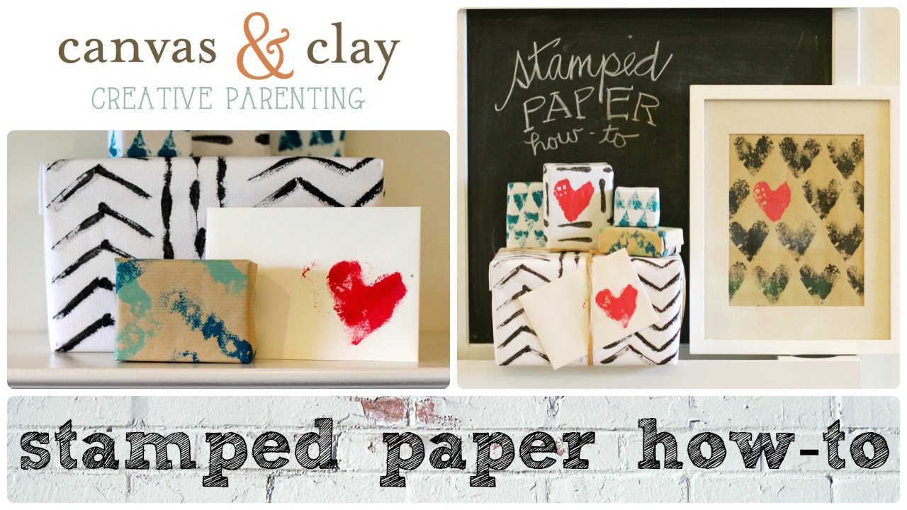 Stamped Paper - YouTube