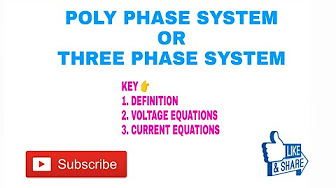 POLY PHASE CIRCUITS /THREE PHASE SYSTEM(EEE) - YouTube