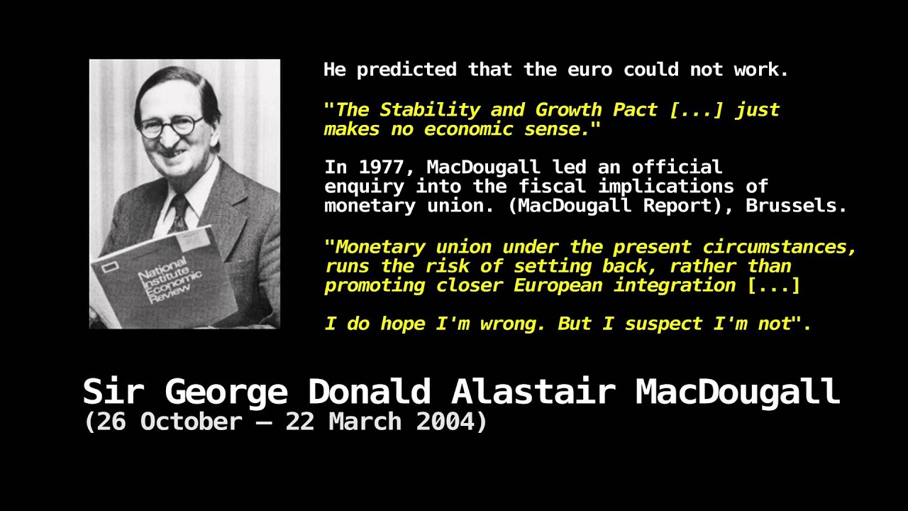 Sir George Donald Alastair MacDougall - YouTube