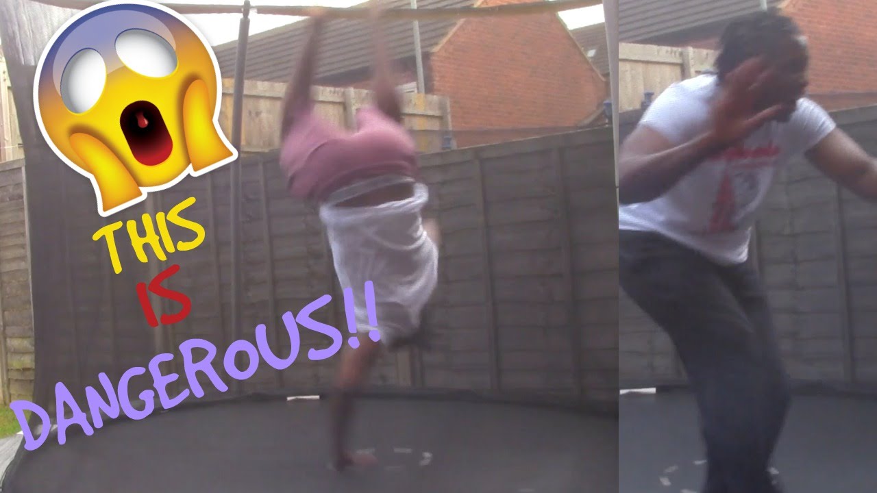 Backflip fail (gone wrong) - YouTube