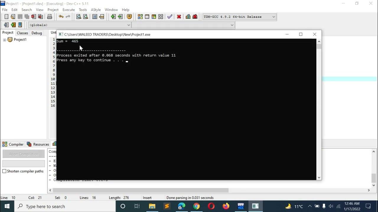 C Program to Find the Sum of first 50 Natural Numbers using For Loop ...