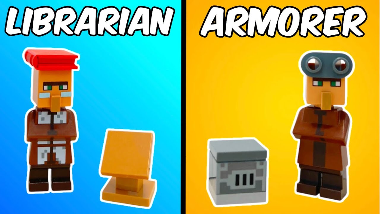 Custom LEGO Minecraft Villagers! - YouTube