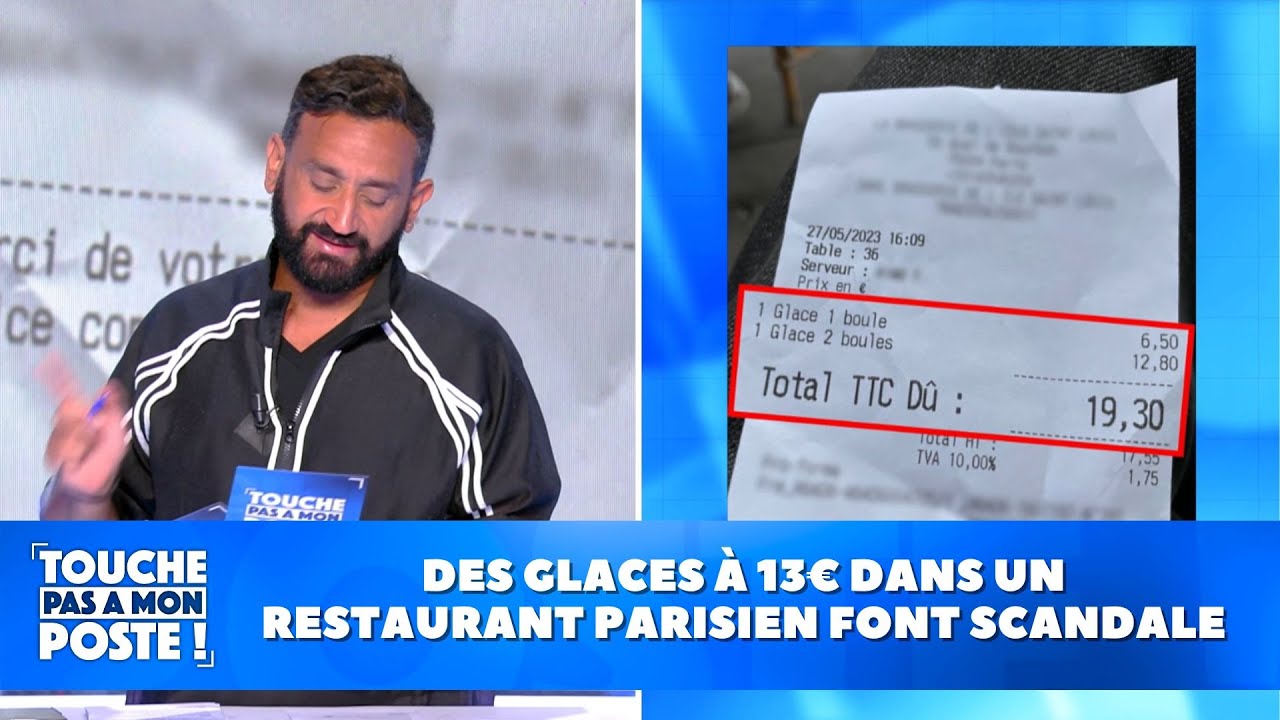 Des glaces à 13€ dans un restaurant parisien font scandale - YouTube