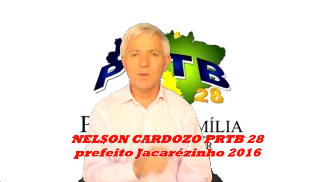 PROFESSOR NELSON CARDOZO PREFEITO JACARÉZINHO 2016 - YouTube