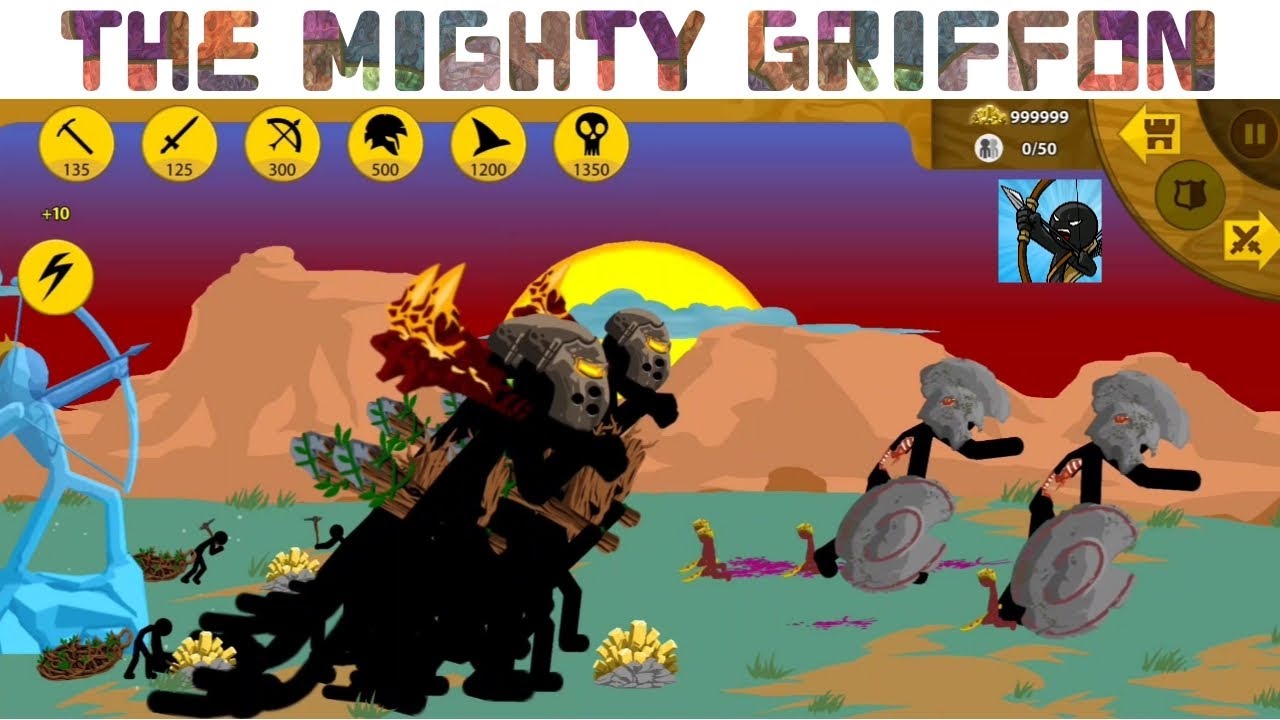 The Arrival Of The Zombie Tank Leader To Help The Griffon | Stick War ...