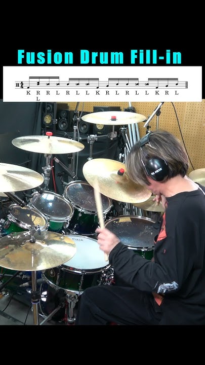 Fusion Drum Fill-in パラディドル、フラム、コンビネーション使ってフュージョン系ドラムフィルイン叩いてみた。 #drums #sakaedrums #rudiments ...