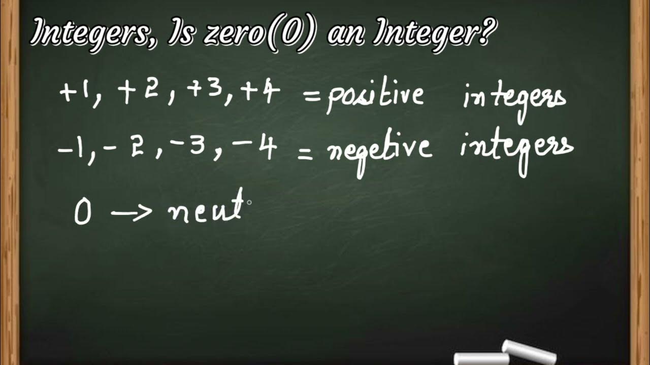 What are Integers? | Is zero(0) an integer? | Positive integers and ...