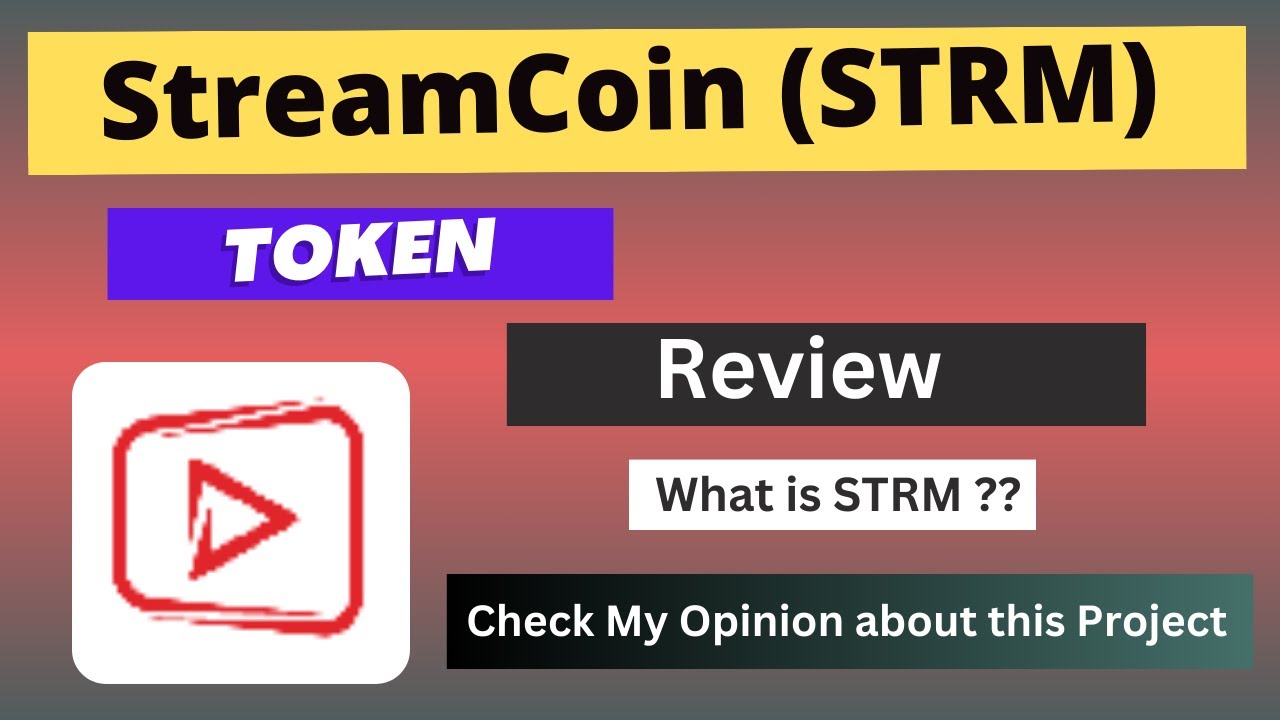 What is StreamCoin (STRM) Coin | Review About STRM Token - YouTube