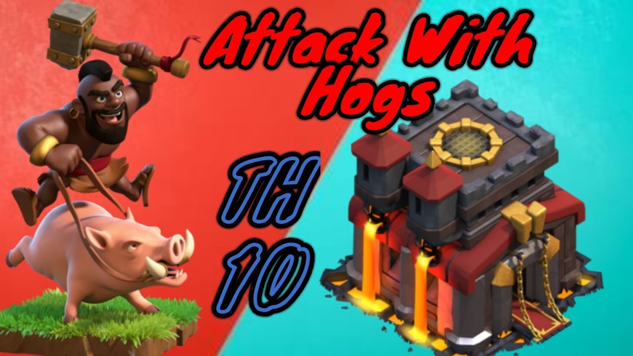 Attacking With Hogs In War *Just Saved* | How To Attack With Hogs In TH 10 | #Hogsstrategy #hogs ...