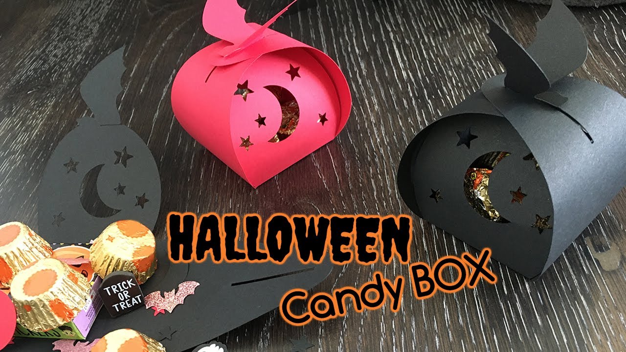 How to make Halloween Candy Box - YouTube