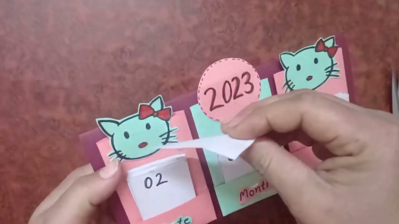DIY Calender New Year Craft Idea 2023 New Year Gift Ideas How To diy-calender-new-year-craft-idea-2023-new-year-gift-ideas-how-to