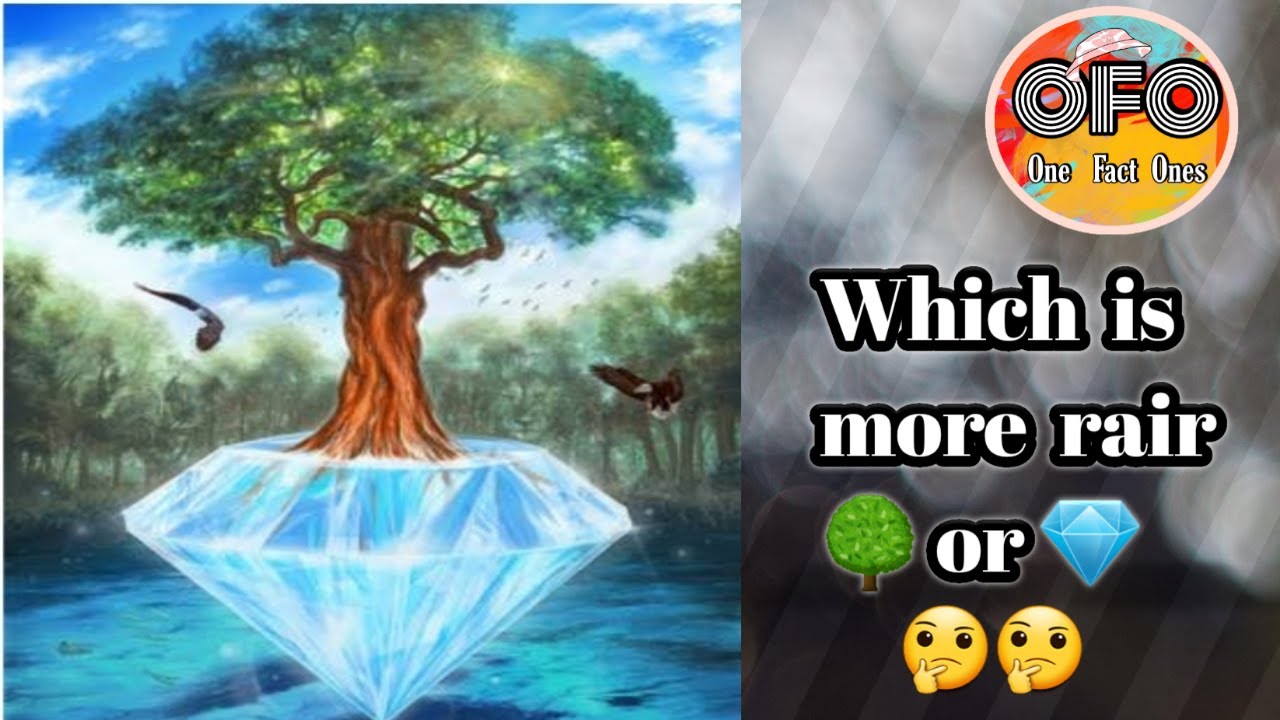 Which is more rare tree or diamond - YouTube