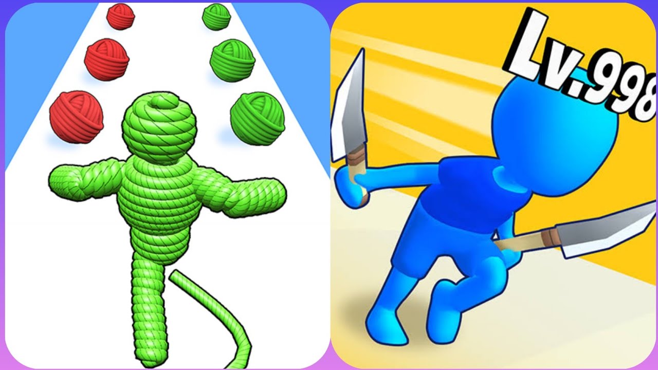 Solo levelling 3D Vs Rope Man Run 3D💙🥎⚾🥎💙Satisfying Big Levels Android ...
