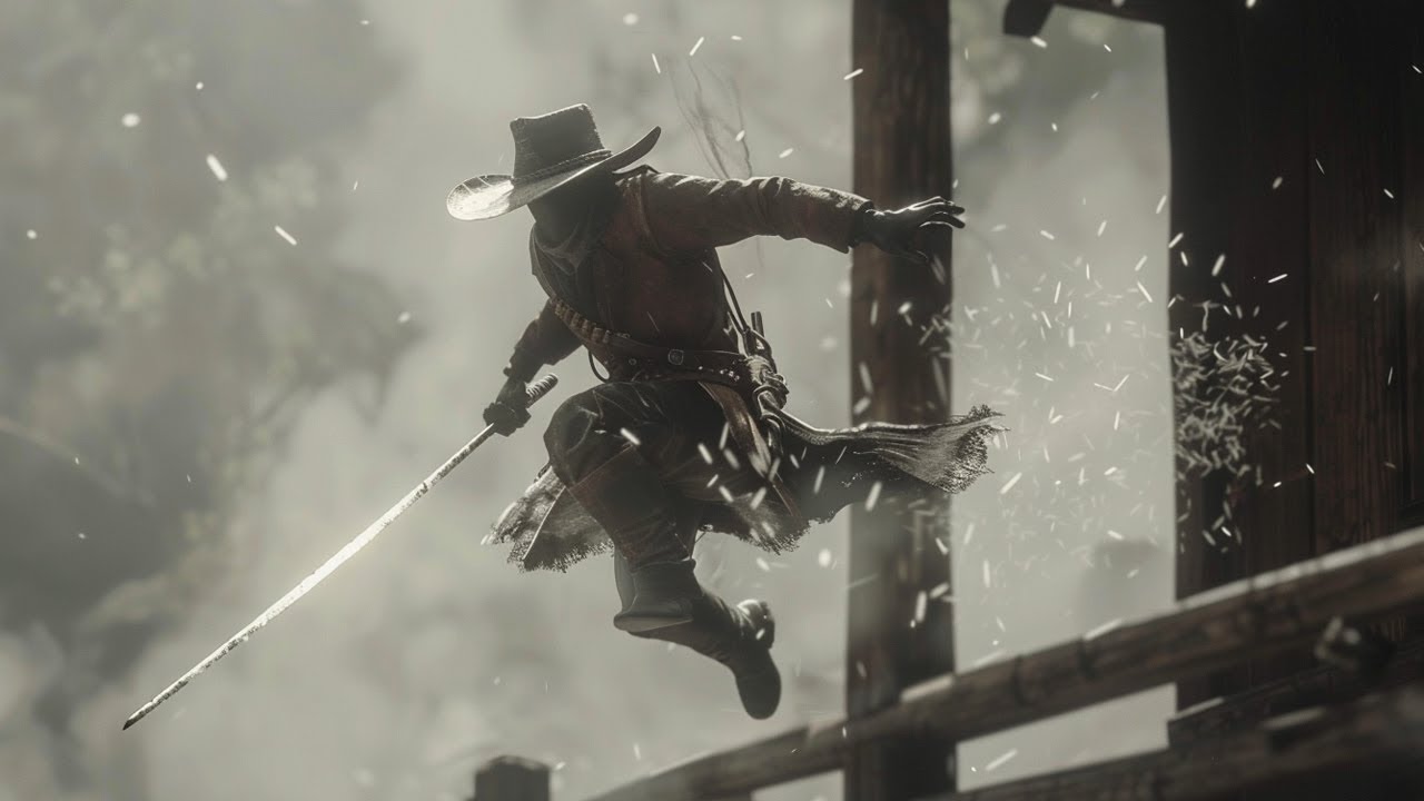 Cowboy with a SWORD - YouTube