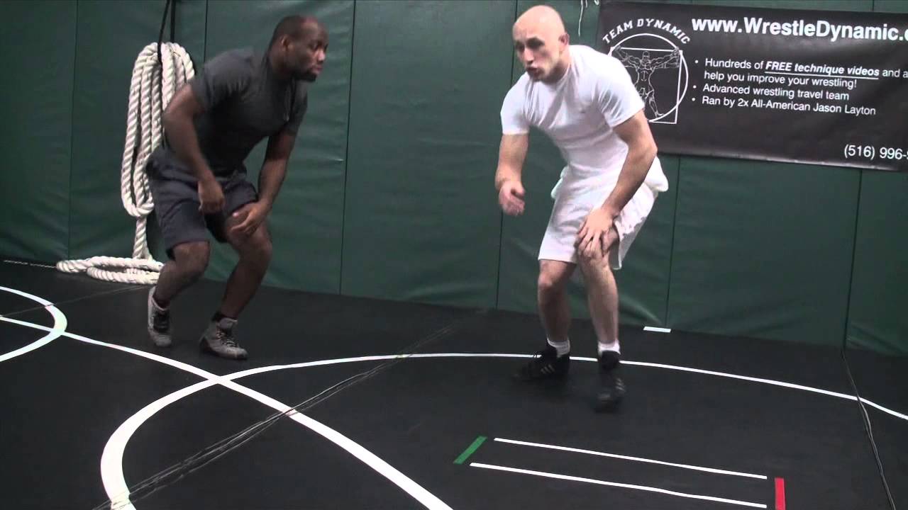Great double leg takedown setup - The RIP double - YouTube