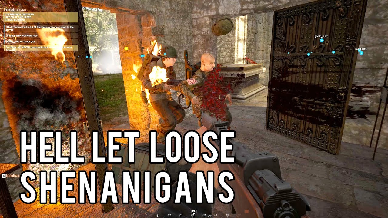 Funny Moments Hell Let Loose gameplay pt.2 - 1CDO - YouTube