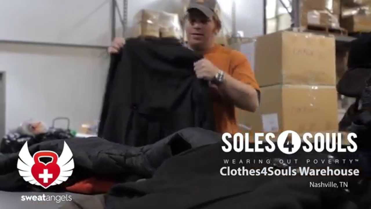 Sweat Angels and Soles4Souls celebrate January coat donations - YouTube