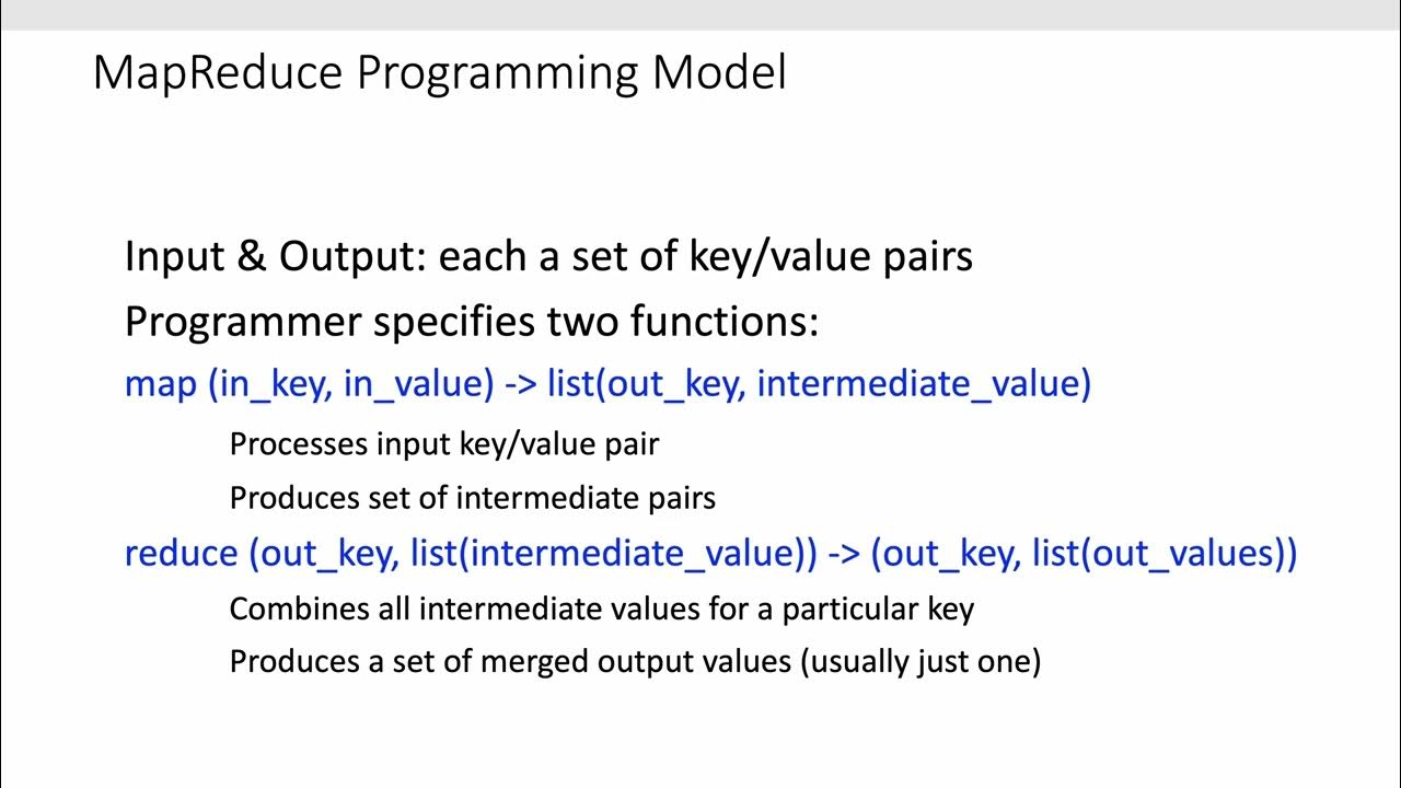 9 Algorithms in MapReduce 1 - YouTube